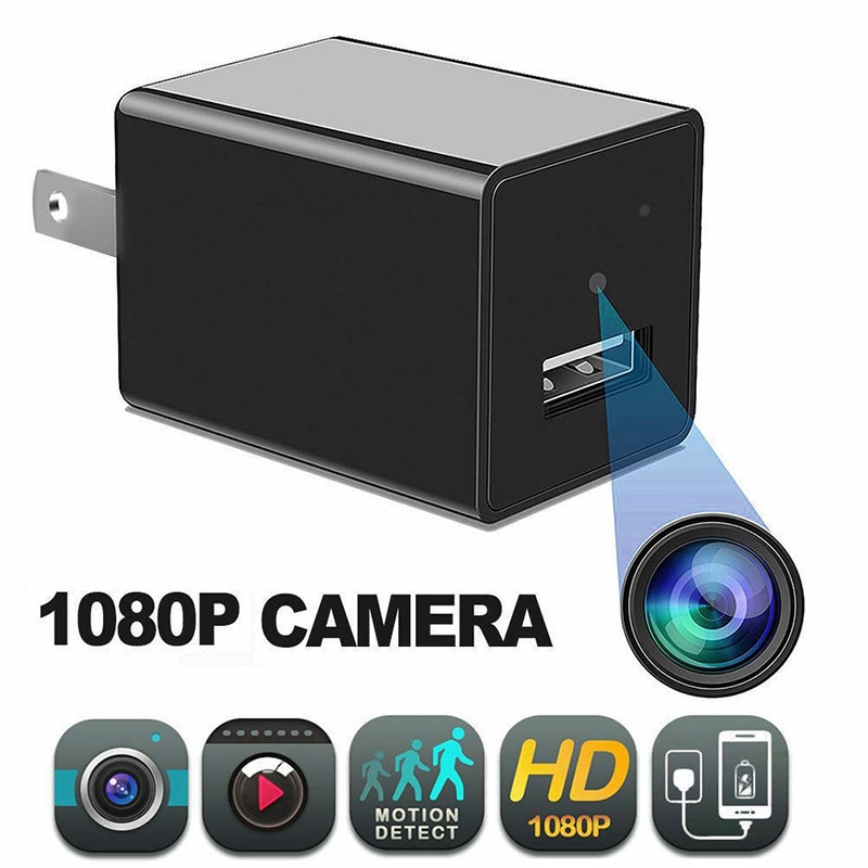 Mini Camera HD 1080P USB Wall Charger Cameras Voice Video Recorder ...